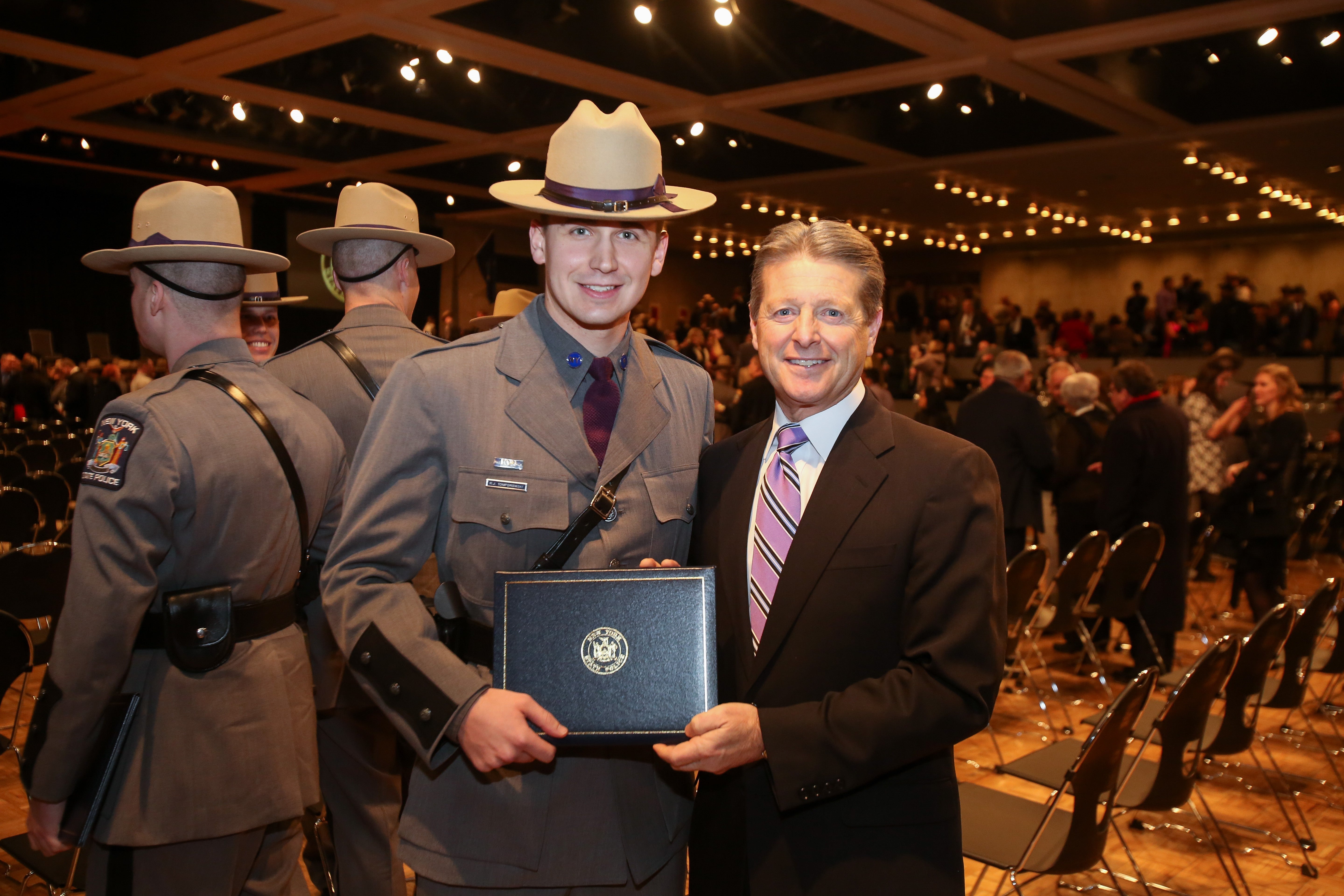 Senator Gallivan Attends State Police Graduation