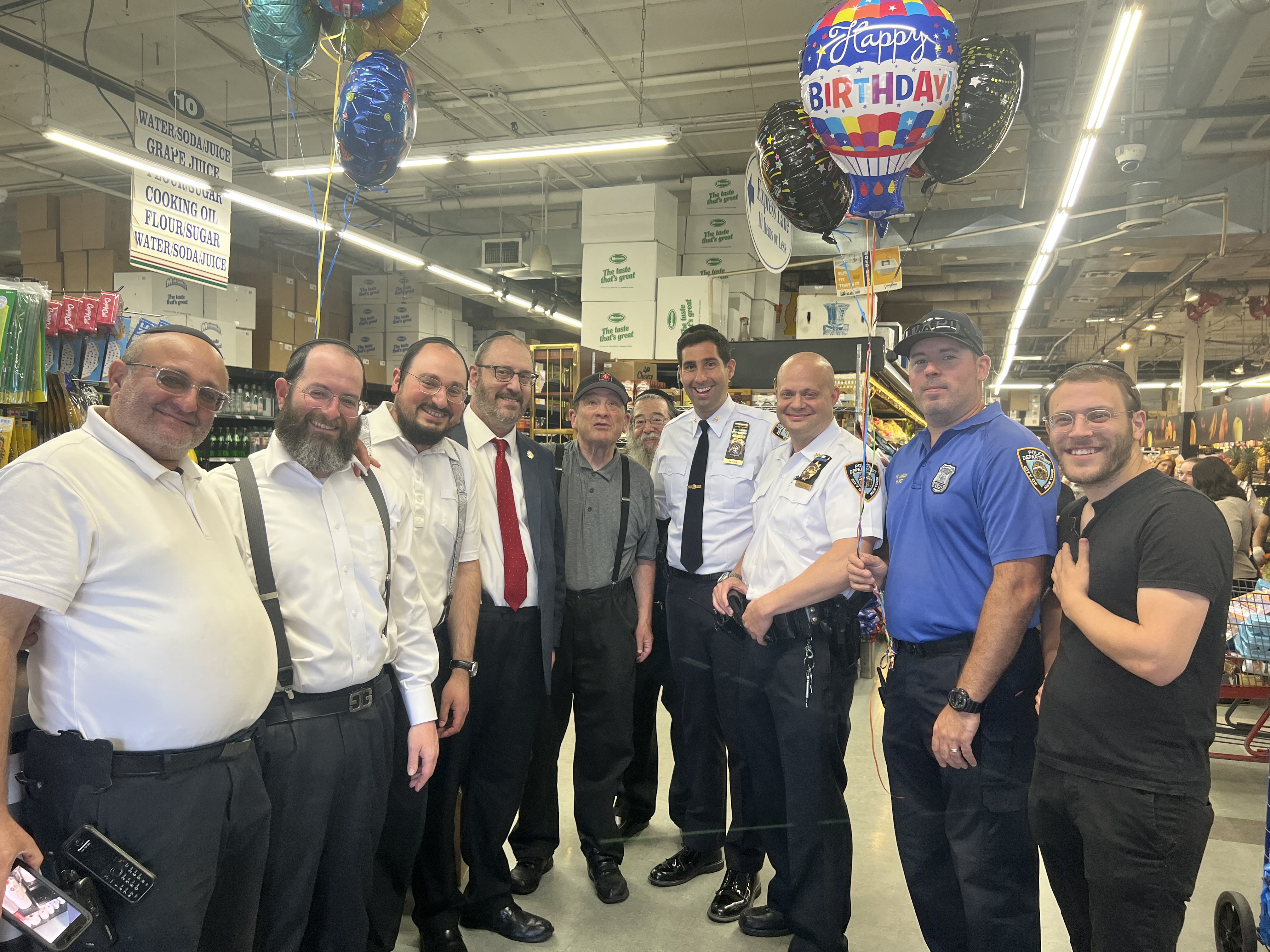 NYPD 66 Precinct Police Officers & Senator Felder Help Celebrate a ...