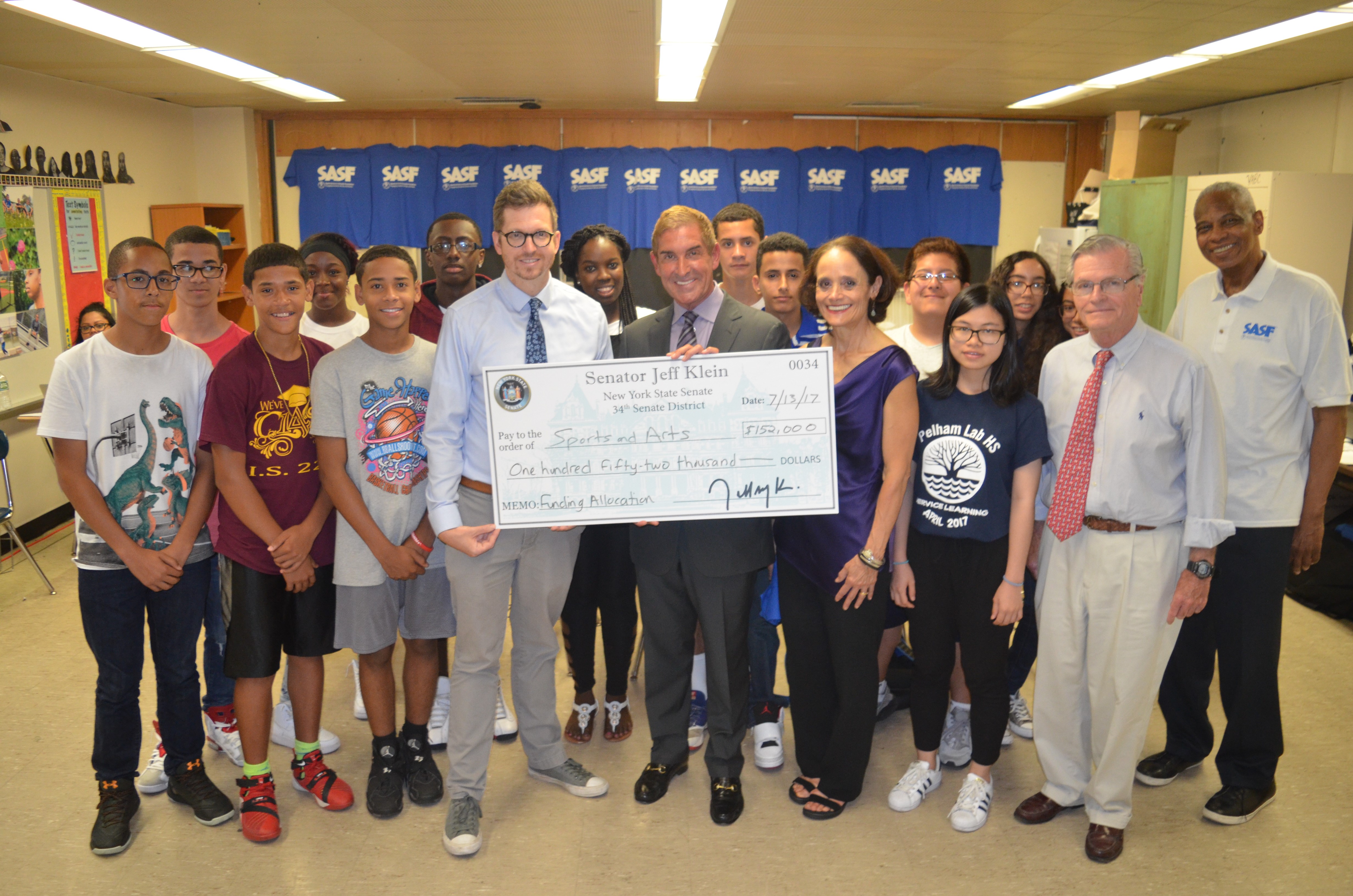 Senator Klein announces a $152,000 grant for Sports & Arts in Schools ...