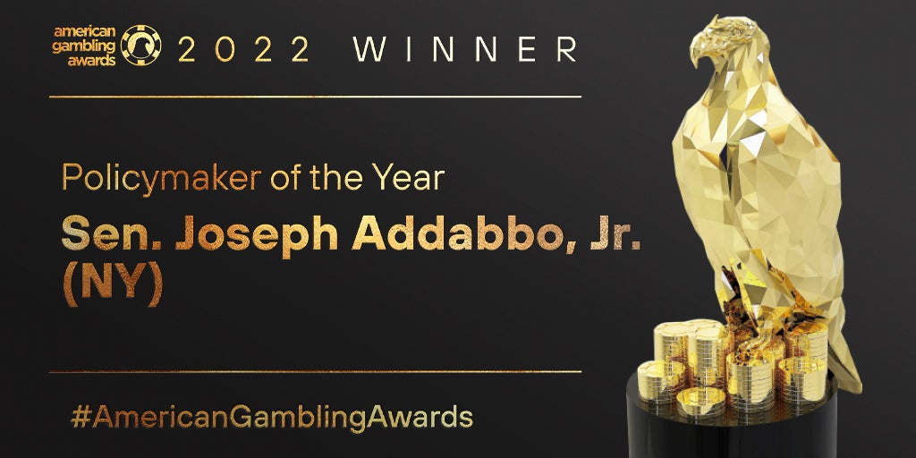 New York State Sen. Joseph Addabbo, Jr. is the American Gambling Awards ...