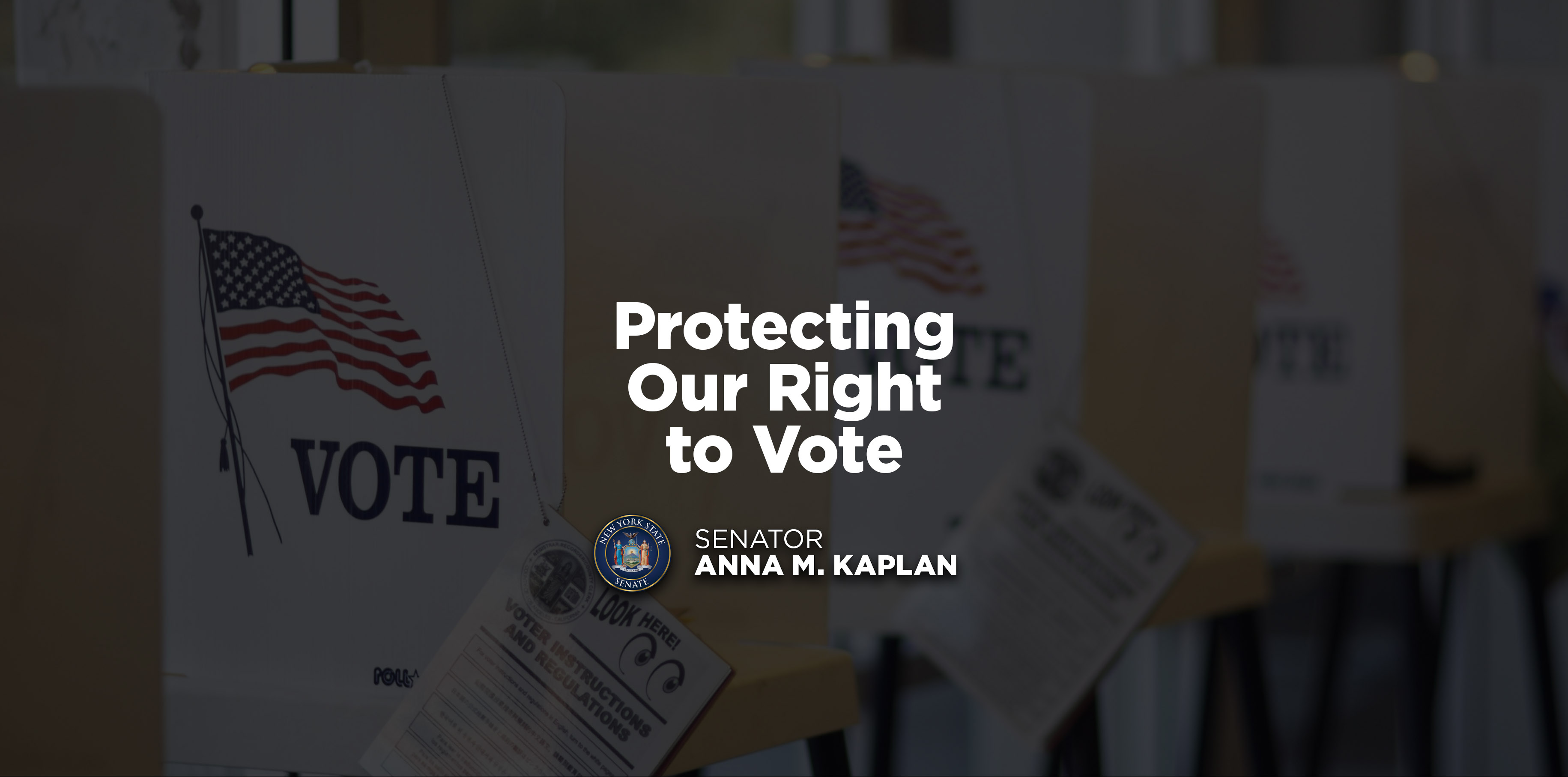 Senator Kaplan Helps Pass Legislation Protecting Democracy & Expanding ...