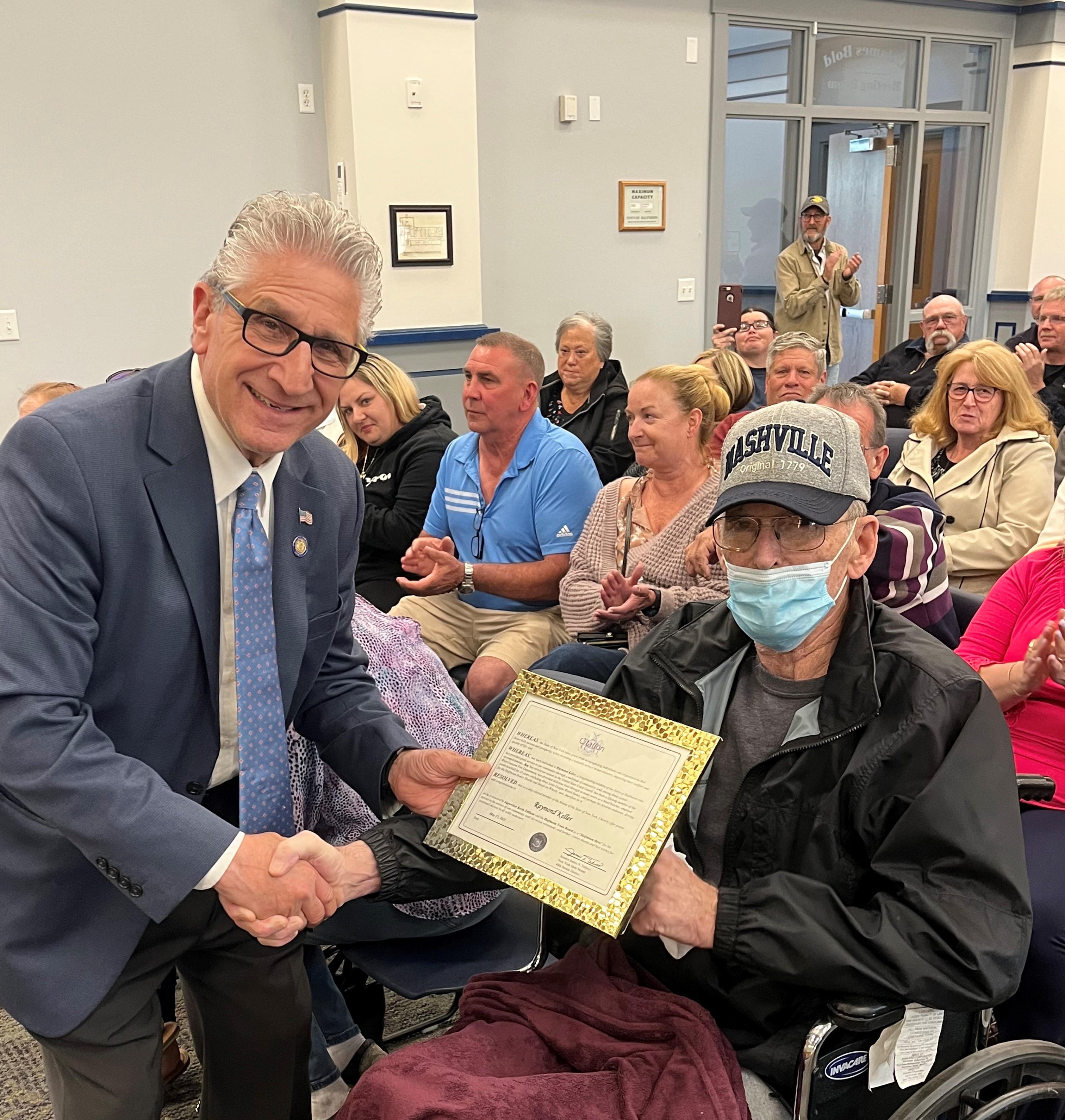 Tedisco Honors "Halfmoon Hero" Raymond Keller | NYSenate.gov