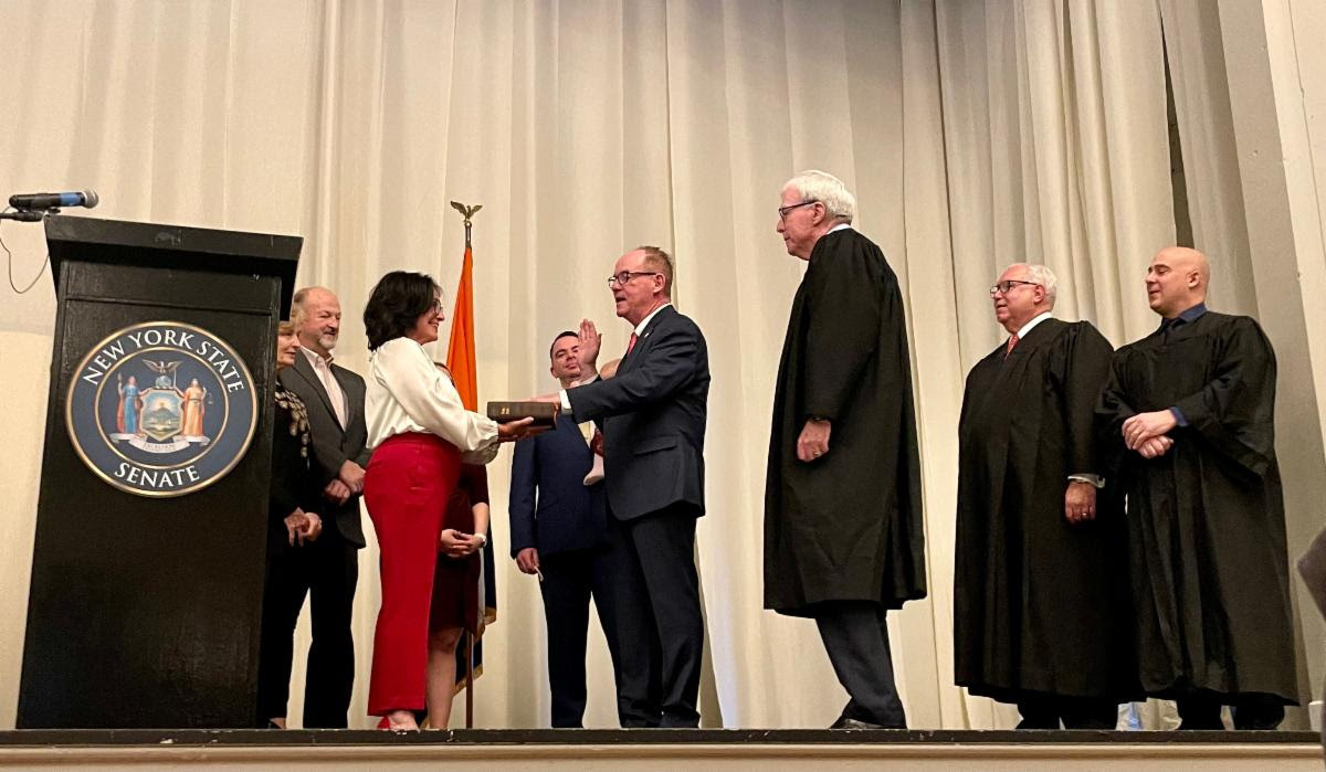 Rob Rolison Sworn in as State Senator in Poughkeepsie | NYSenate.gov