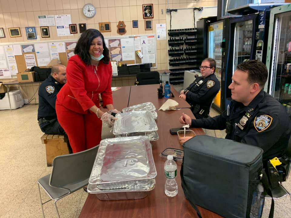 Senator James Sanders Jr. Delivers Meals to Local Police Precincts ...
