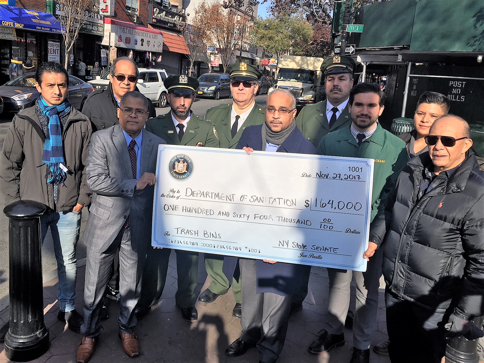 Senator Jose Peralta and the Sanitation Department Announce the ...
