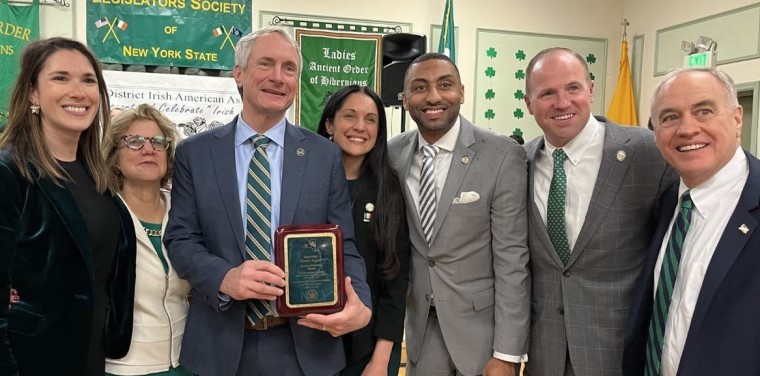Senator Sean Ryan Receives Award From American-Irish Legislators Society