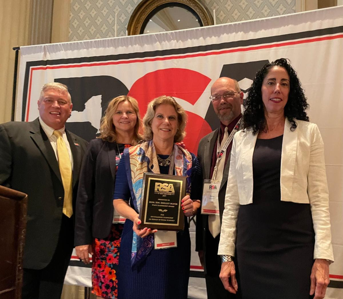 Senator Mayer Accepts Leadership Award | NYSenate.gov