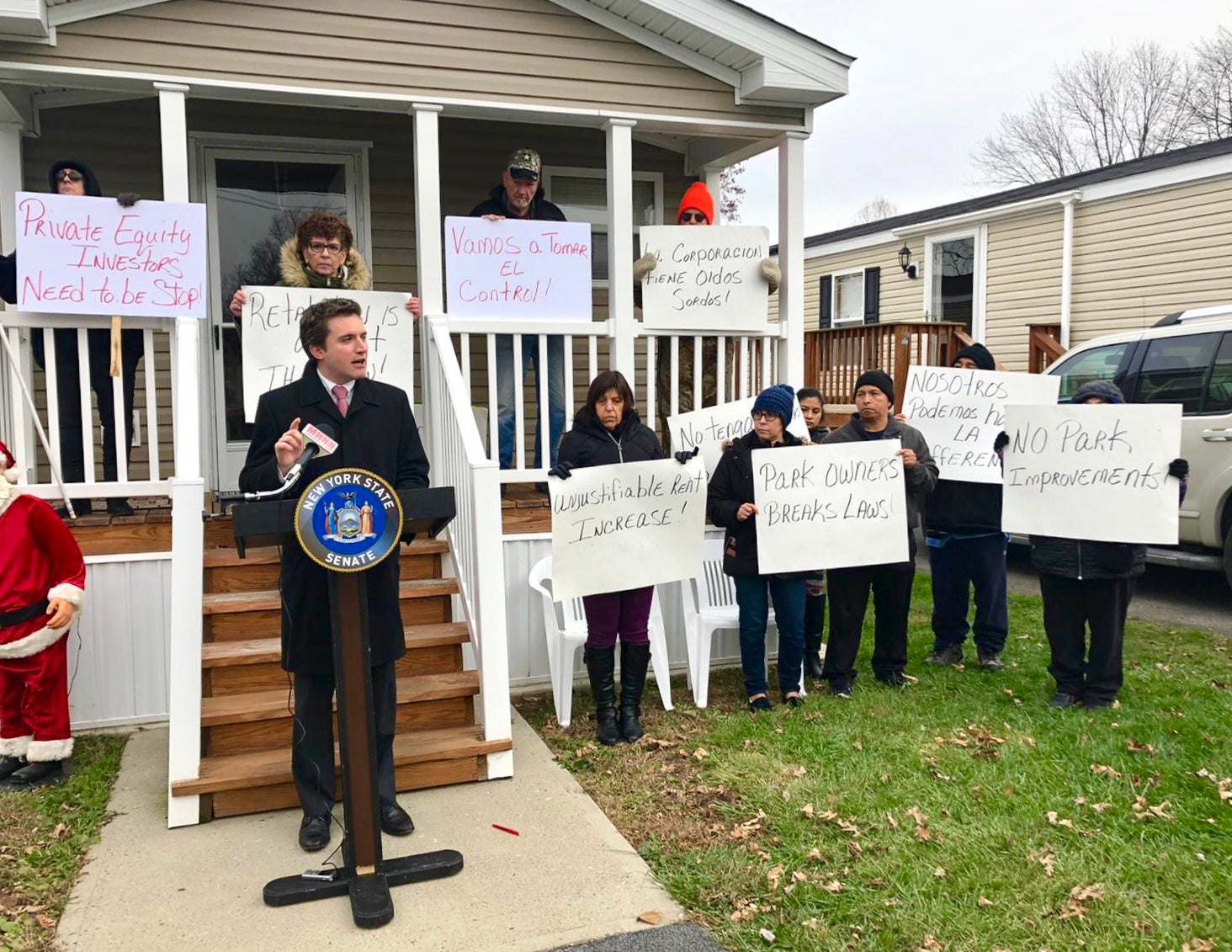 Skoufis, Silver Stream Mobile Home Residents Call on State to Intervene ...