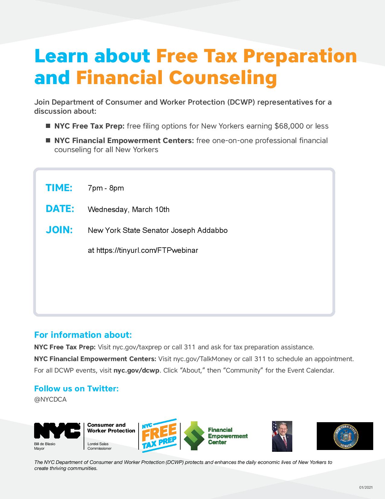 Addabbo and DCAS to host virtual Civil Service 101 Information Session ...