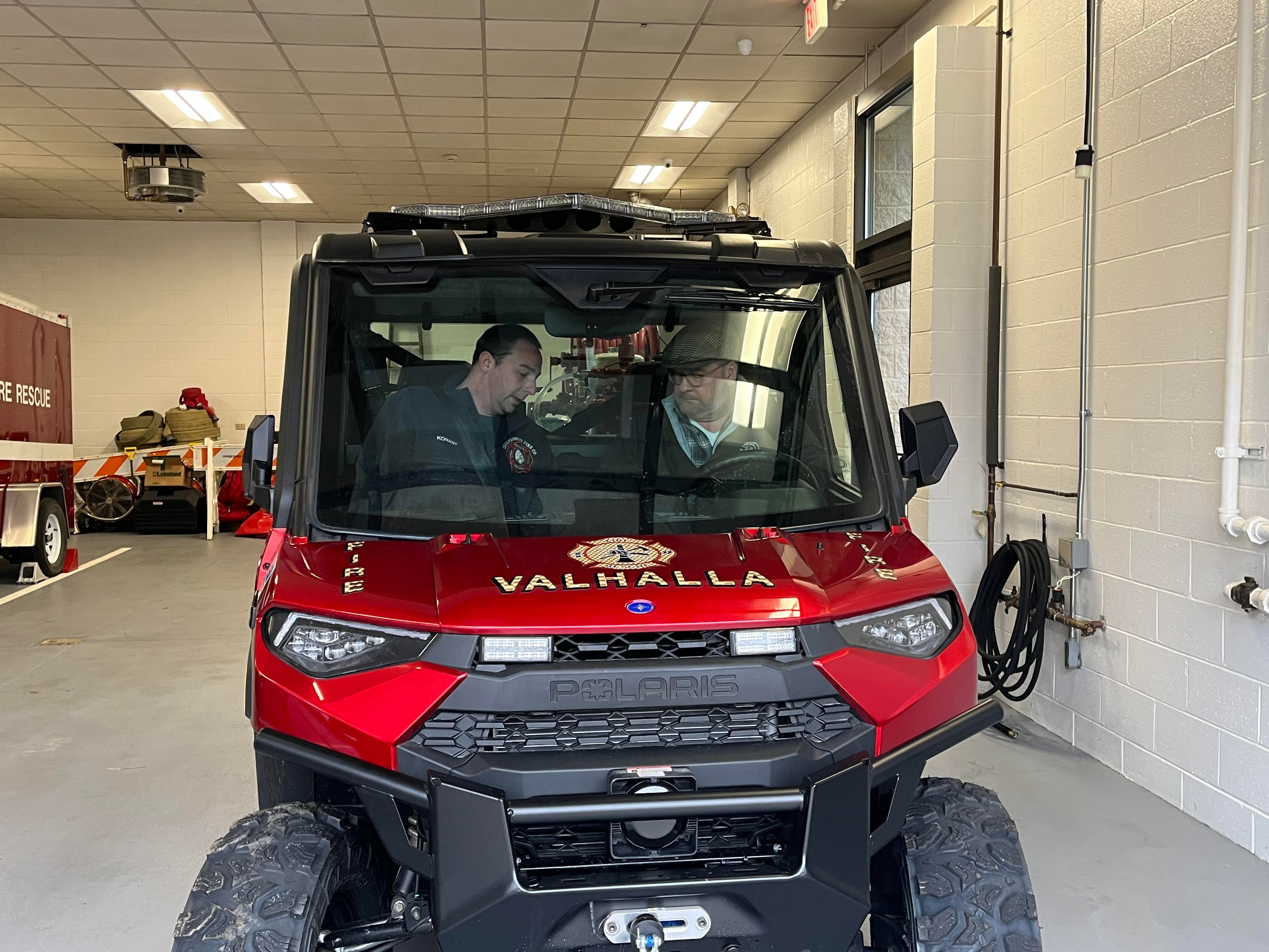 Harckham Visits Valhalla Fire Dept. to See New Utility Task Vehicle ...