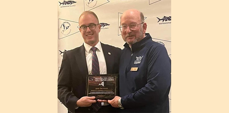 SENATOR MARK WALCZYK PRESENTS SAVE THE RIVER WITH EMPIRE AWARD ...