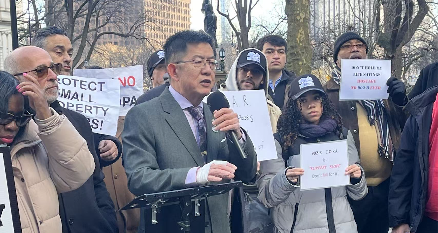 Senator Chan Leads Rally at City Hall Opposing COPA Legislation ...