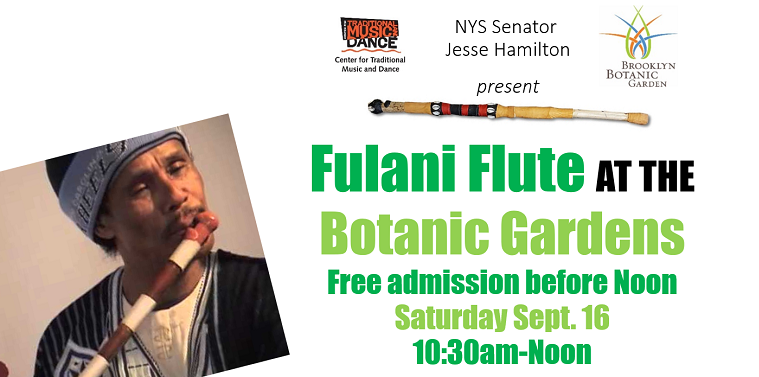 Fulani Flute at the Brooklyn Botanic Garden | NYSenate.gov