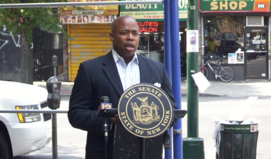 NYS Senator Eric Adams and Congresswoman Yvette Clarke Hold Emergency ...
