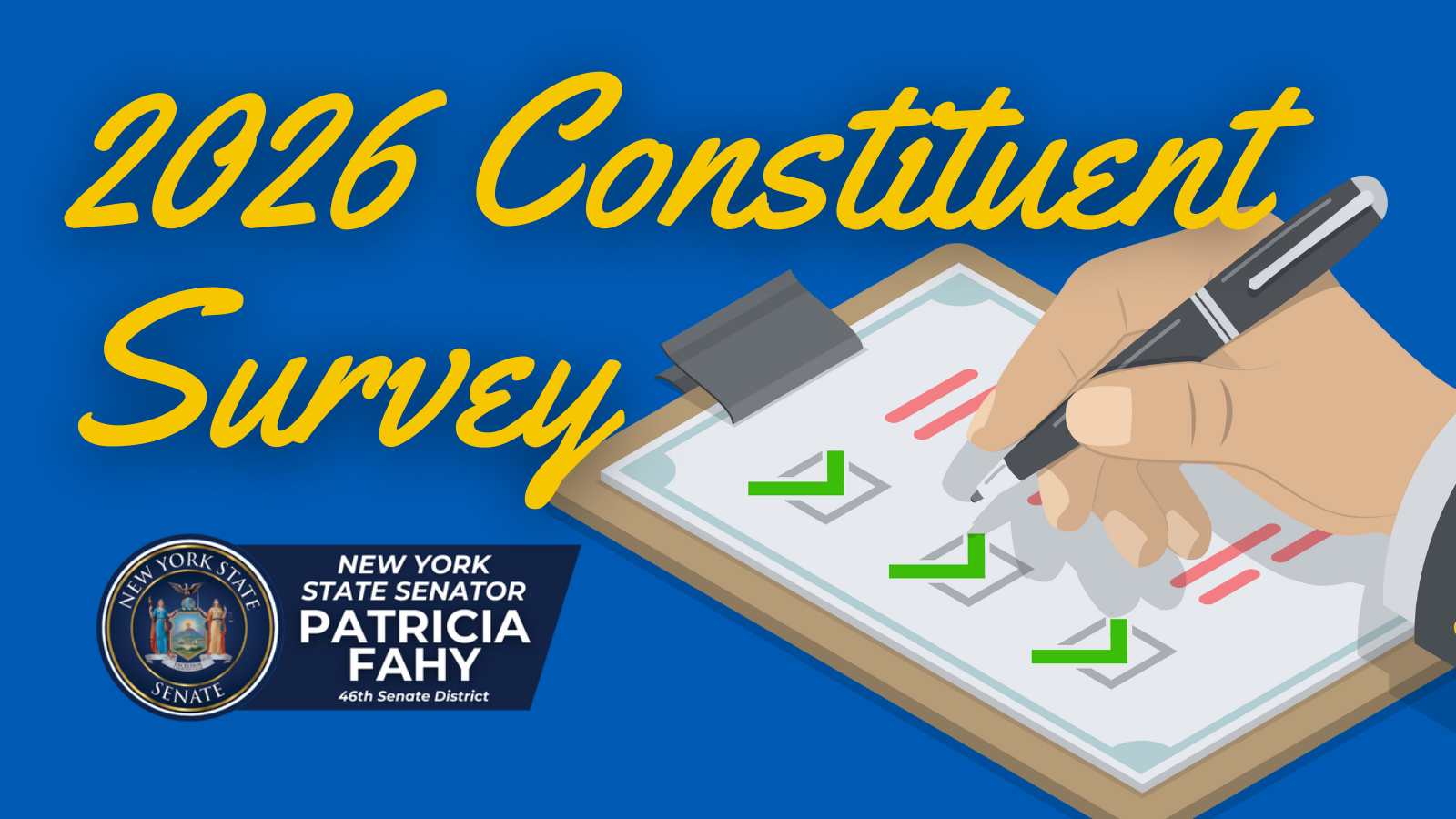 Senator Fahy's 2026 Constituent Survey | NYSenate.gov
