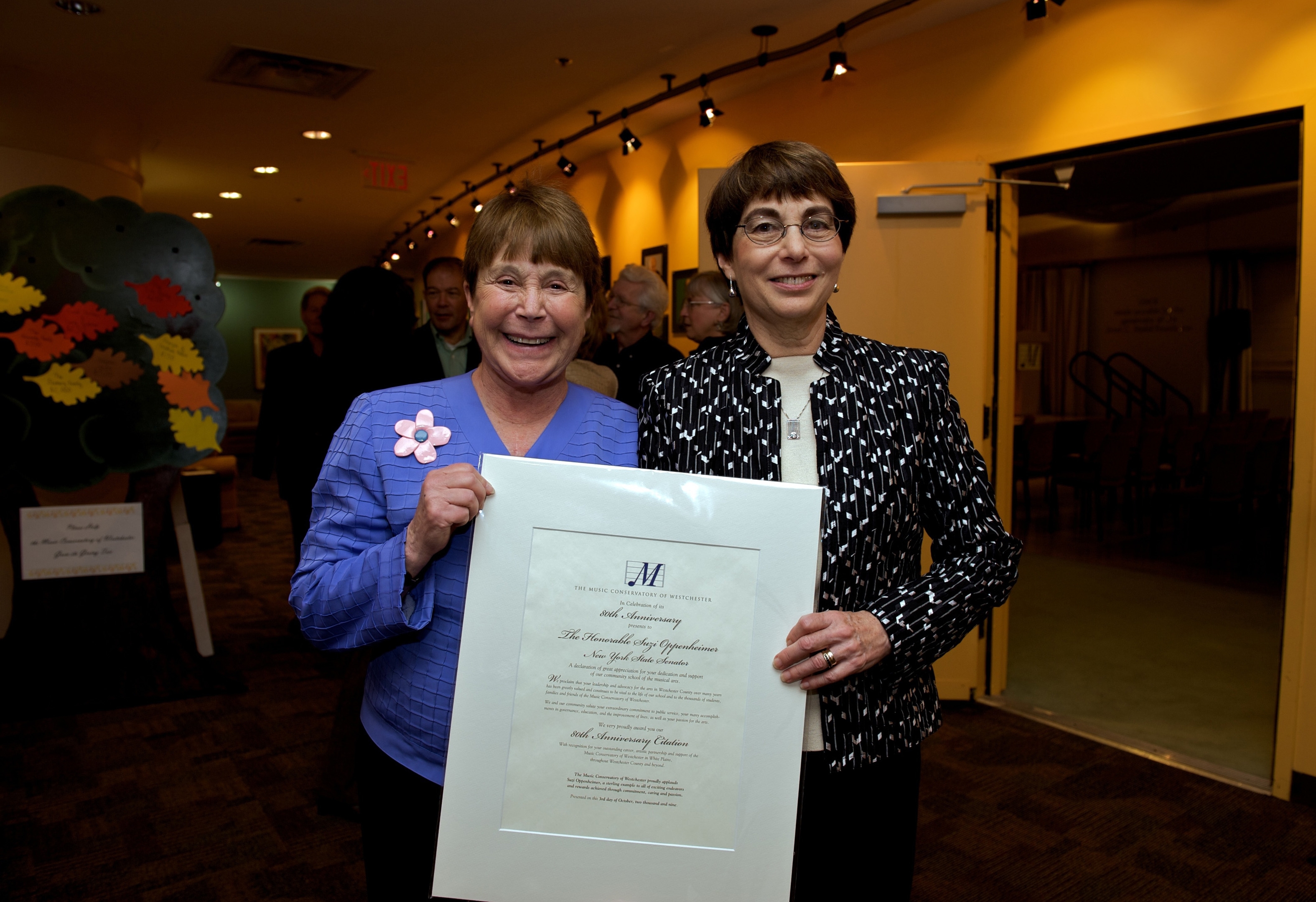 Music Conservatory of Westchester Executive Director Carol Shiffman ...