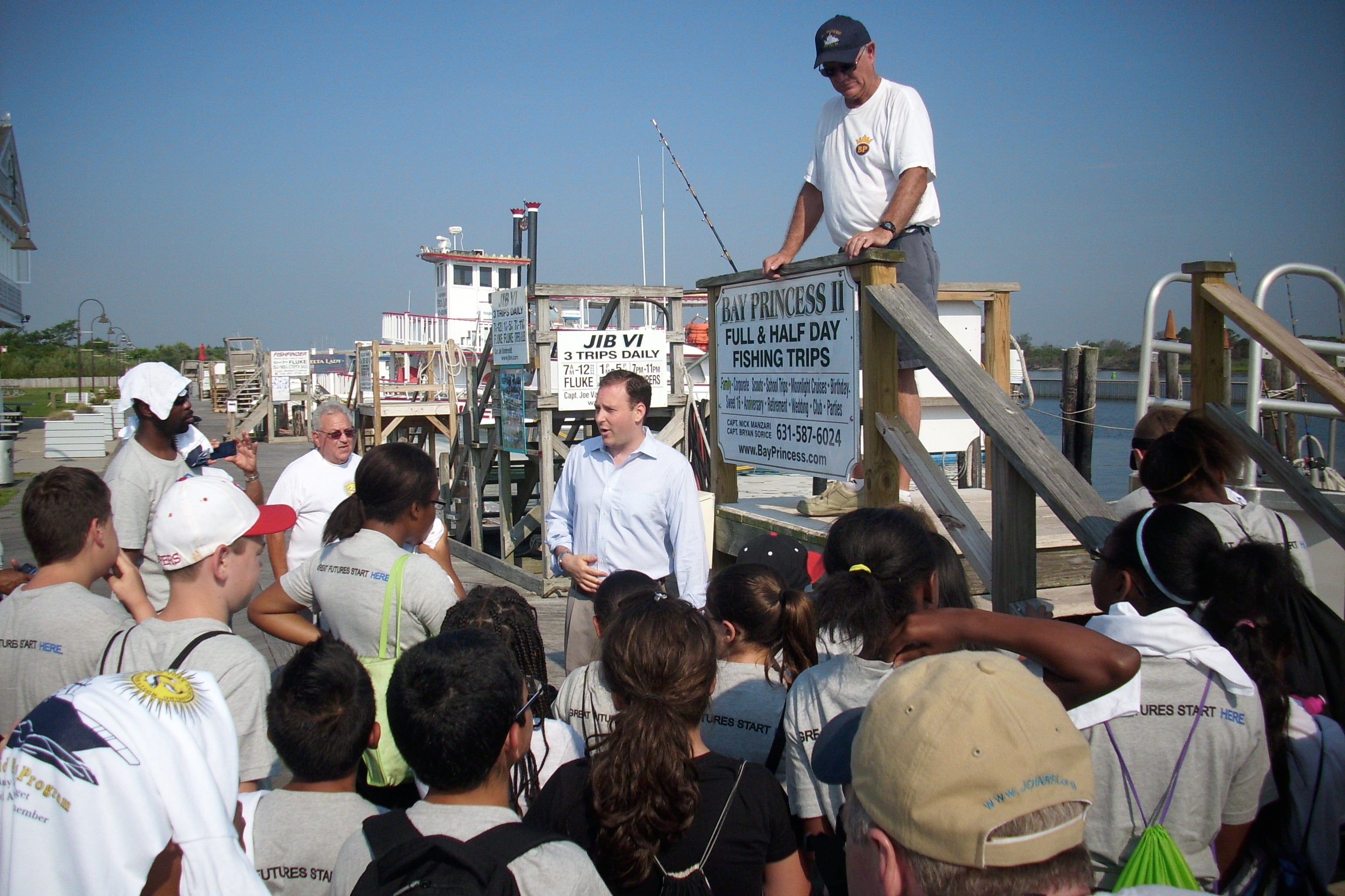 Senator Lee Zeldin Sponsors “Teach a Kid to Fish”