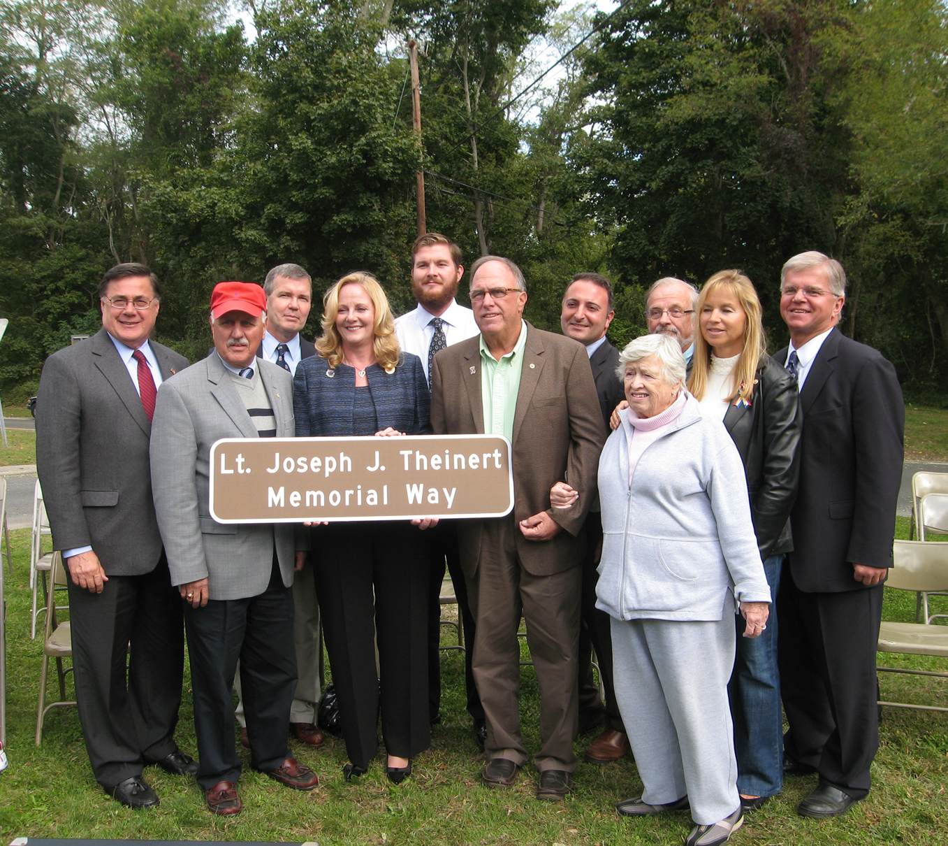 Theinert Memorial Way Road Sign Unveiled | NYSenate.gov