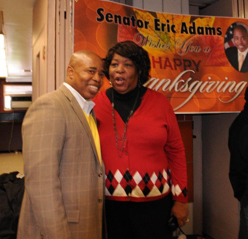 Senator Eric Adams hosted the 26th Annual Senior Thanksgiving Dinner ...