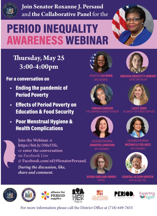 Period Inequality Awareness Webinar | NYSenate.gov
