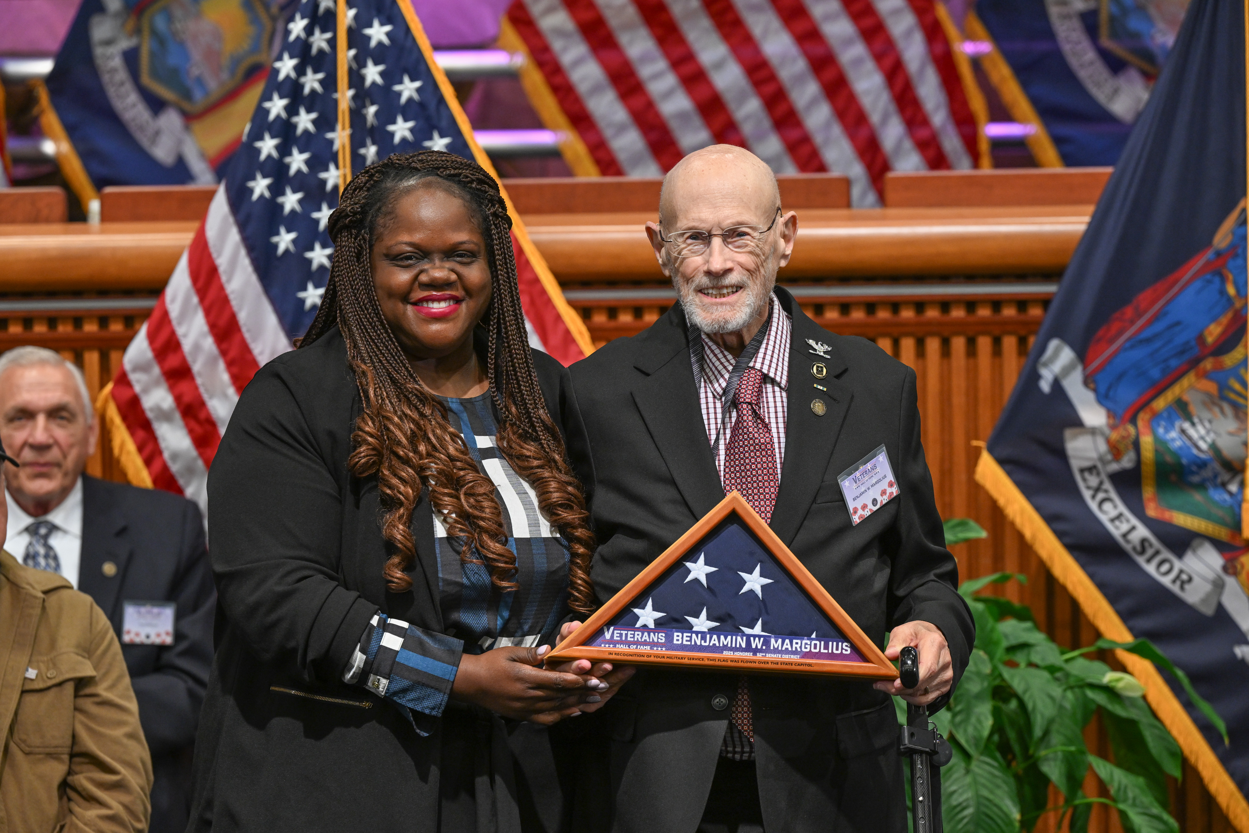 Senator Lea Webb Inducts Benjamin W. Margolius into the New York State ...