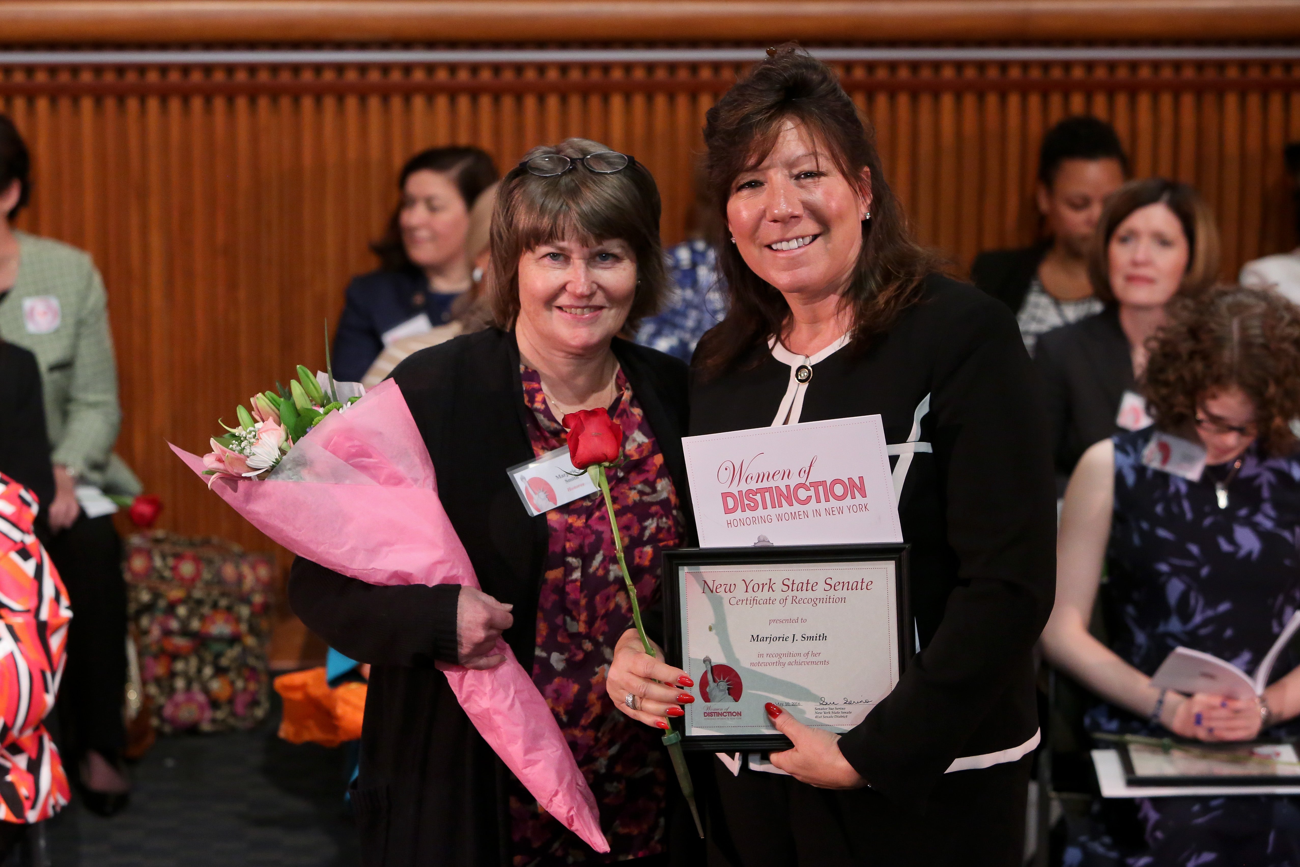 MARJORIE SMITH NAMED SENATE ‘WOMAN OF DISTINCTION’ | NYSenate.gov