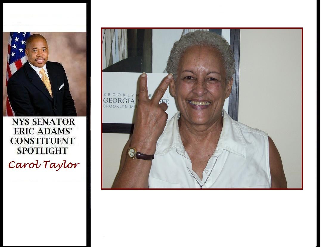 In the Constituent Spotlight: Ms. Carol Taylor! | NYSenate.gov